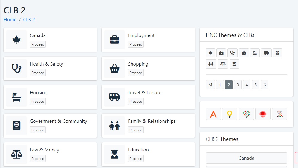 CLB 2 | Links for LINC Instructors