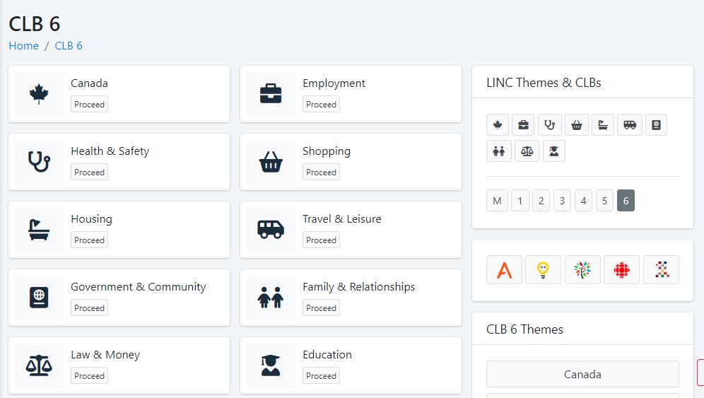 CLB 6 | Links for LINC Instructors
